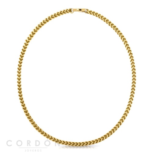 Collar Guess Caballero My Chains Oro - CORDON JOYEROS